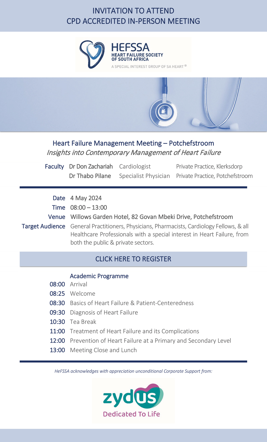 Event View - Calendar – HeFSSA | Heart Failure Society of South Africa